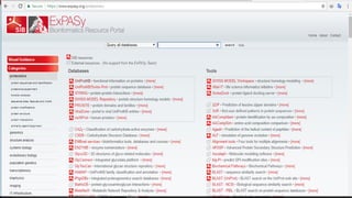 (Expasy) | PPTX