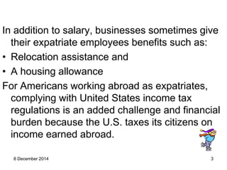 Expatriate Compensation | PPTX