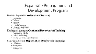 Expatriates at coca cola | PPTX