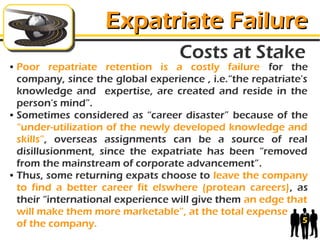 Expatriation Key Success Factors | PPT