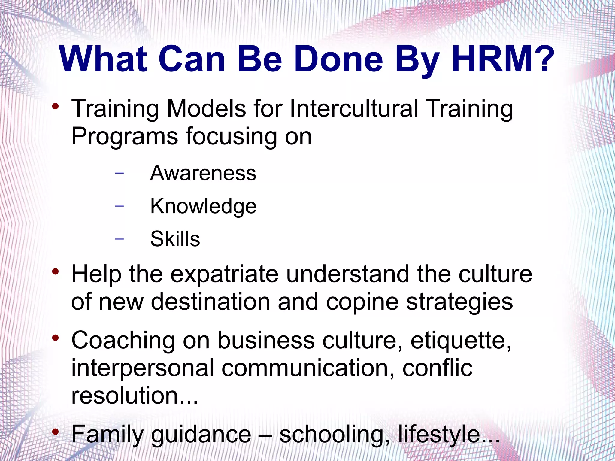 Expatriation process hr | PPT