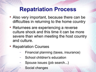 Expatriation process hr | PPT
