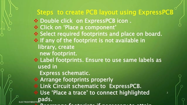 Express PCB tutorial | PPT
