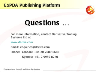 Excel Real-time data sharing. | PPT