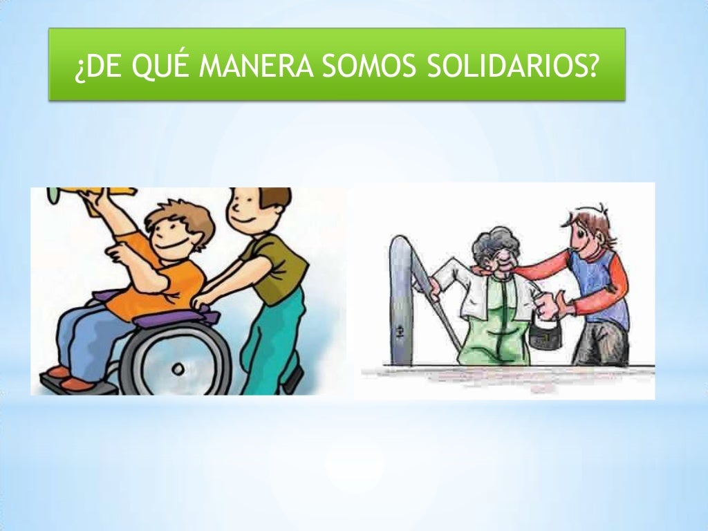 EL VALOR DE LA SOLIDARIDAD