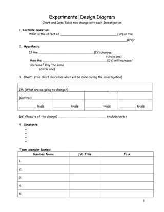 Exp design diagram 2 2010 11 | DOC