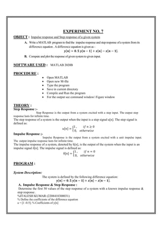 Signal _system _EXP_.eriment _E_0.7.0.pdf | Free Download