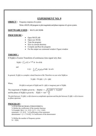 Signal _system _EXP_.eriment _E_0.7.0.pdf | Free Download