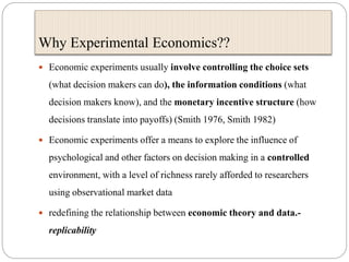 Experimental economics | PPT