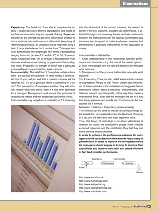 Expectancy theory | PDF