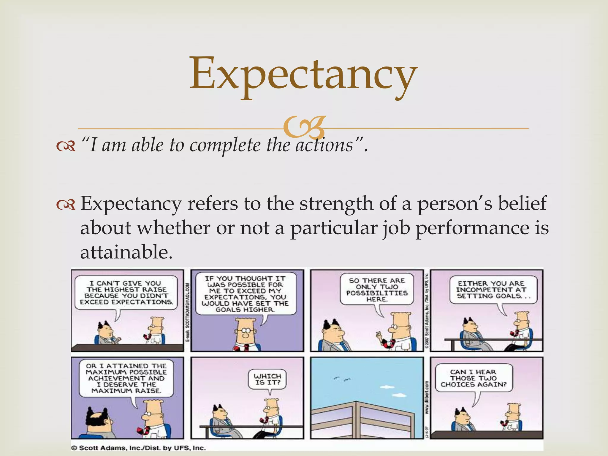 Expectancy theory | PPTX