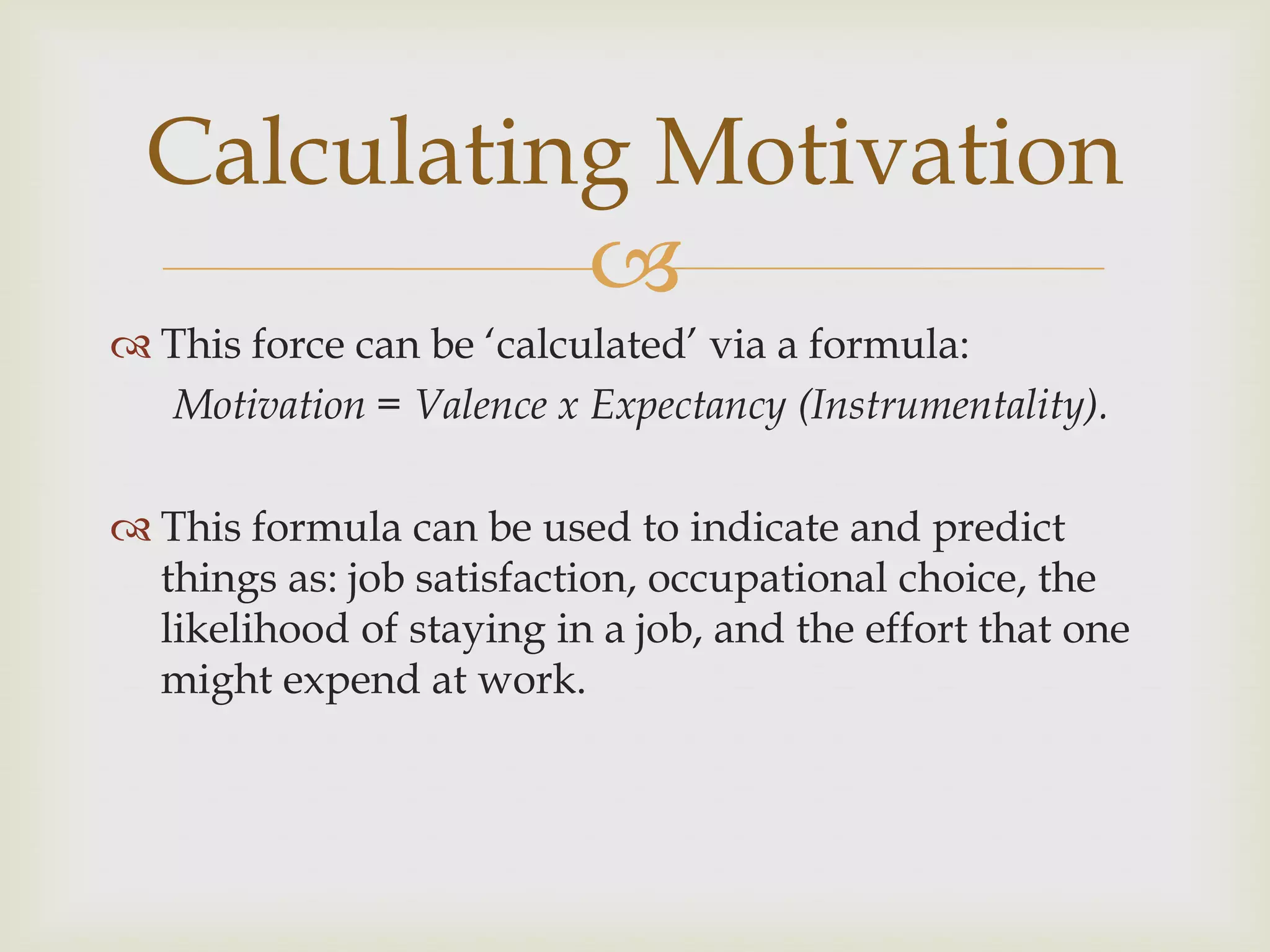 Expectancy theory | PPTX