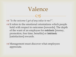 Expectancy theory | PPTX
