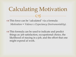 Expectancy theory | PPTX