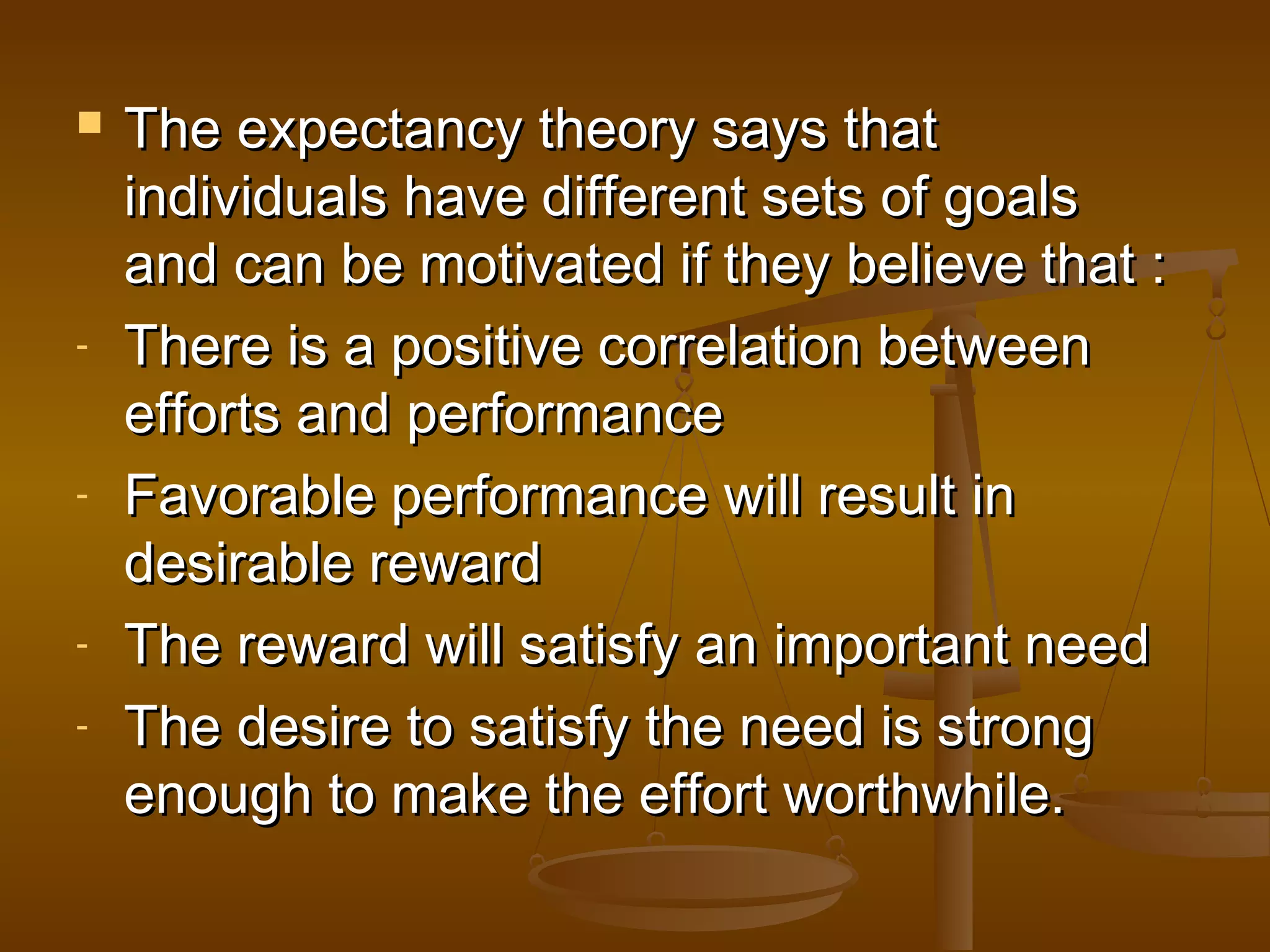 Expectancy theory | PPT