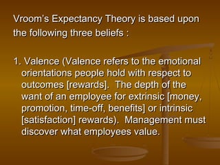 Expectancy theory | PPT