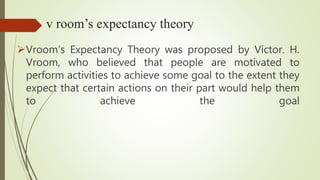 Expectancy theory | PPTX