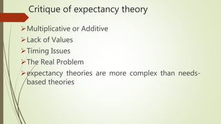 Expectancy theory | PPTX | Science