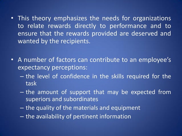 Expectancy theory | PDF | Science