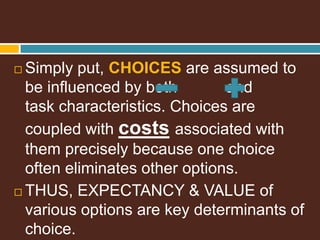 Expectancy value theory | PPTX