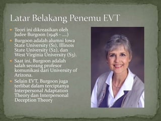 Expectancy violation theory (evt) | PPTX