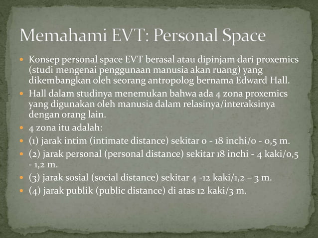 Expectancy violation theory (evt) | PPTX