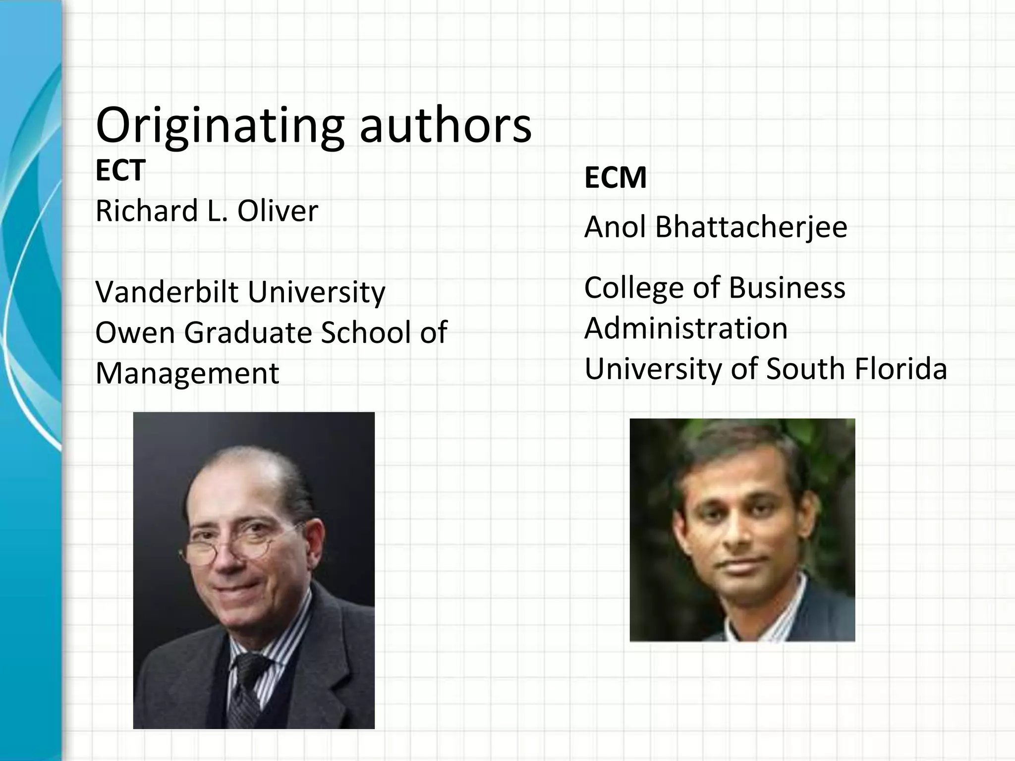 Expectation confirmation theory -English | PPTX