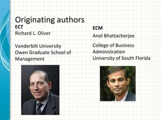 Expectation confirmation theory -English | PPTX