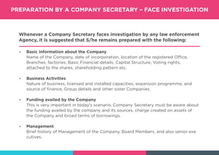 Fraud Reporting Expectation from Company Secretary in Employment | PPT