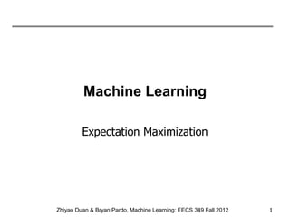 Expectation maximization | PDF