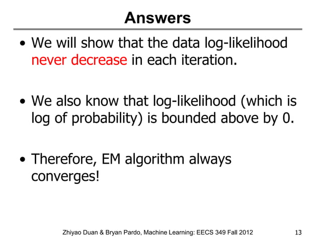 Expectation maximization | PDF