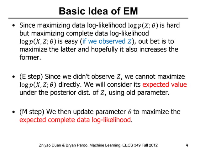 Expectation maximization | PDF
