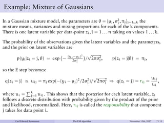 expectation maximization and Guassian Mixture.pdf | Physics | Science