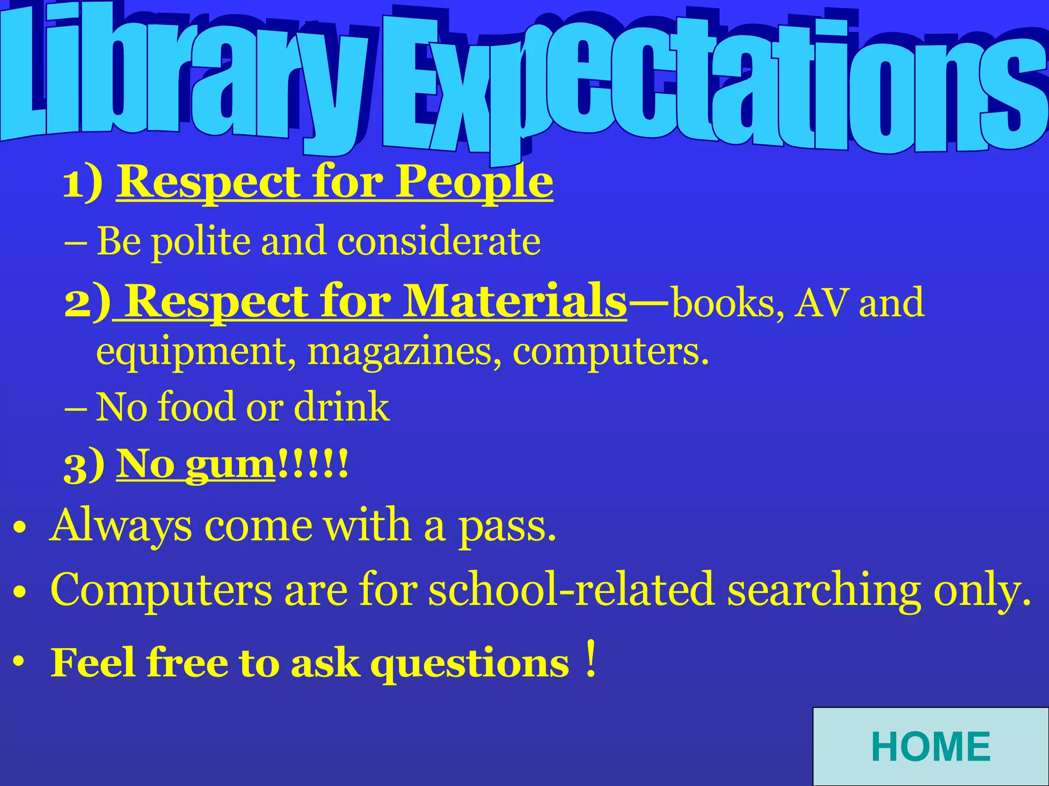 RMS Expectations | PPT