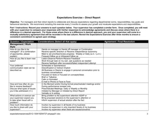 Expectations exercise 2012 | DOC