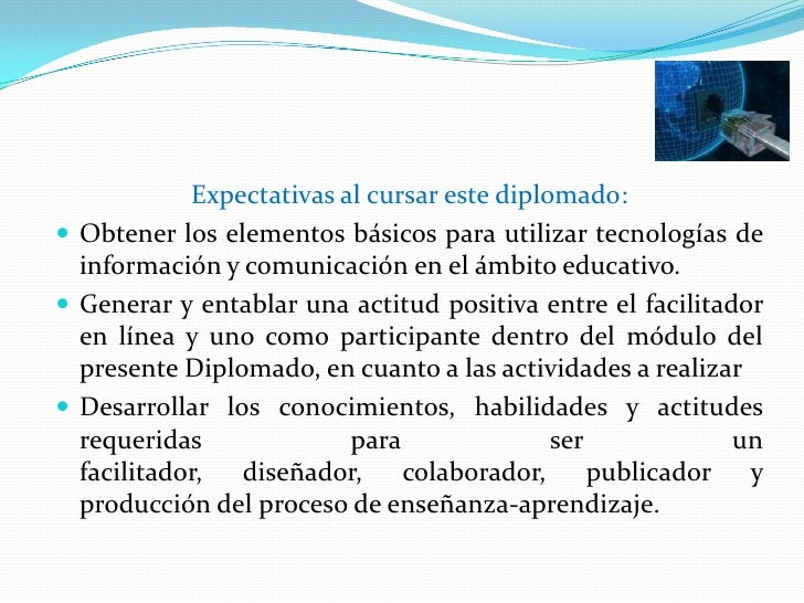 Expectativas del curso