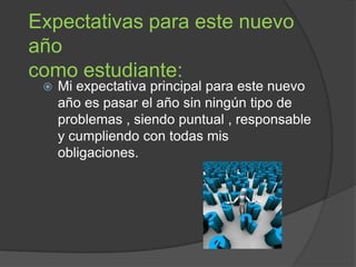 Expectativas para este año lectivo | PPSX