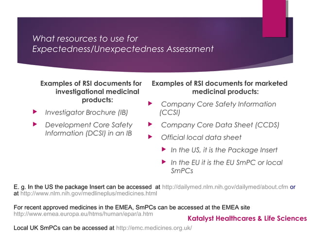 Expectedness/Unexpectedness Assessment_Katalyst HLS | PPT