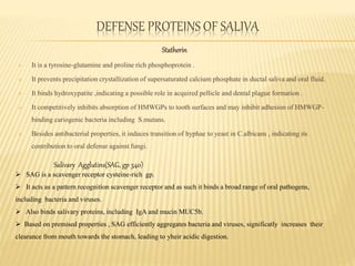Salivary enzymes and their functions | PPTX