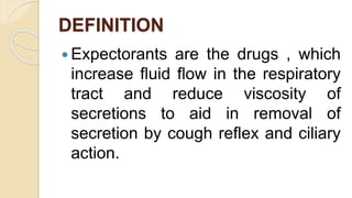 Expectorant Drugs | PPT