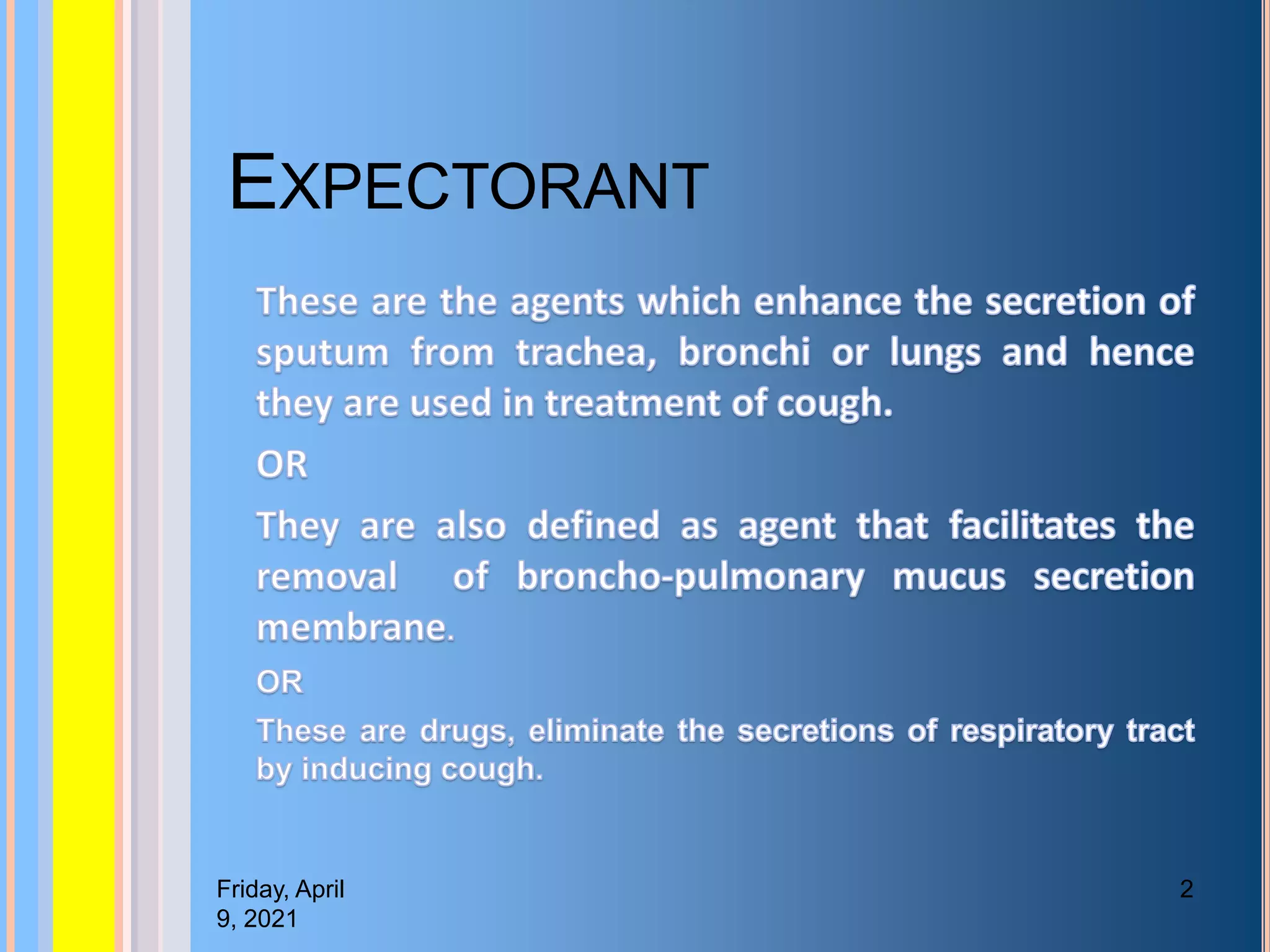 Expectorant | PPTX
