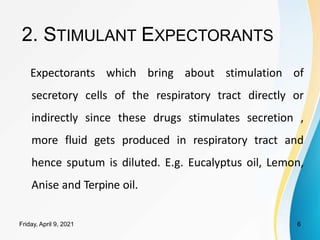 Expectorant | PPTX
