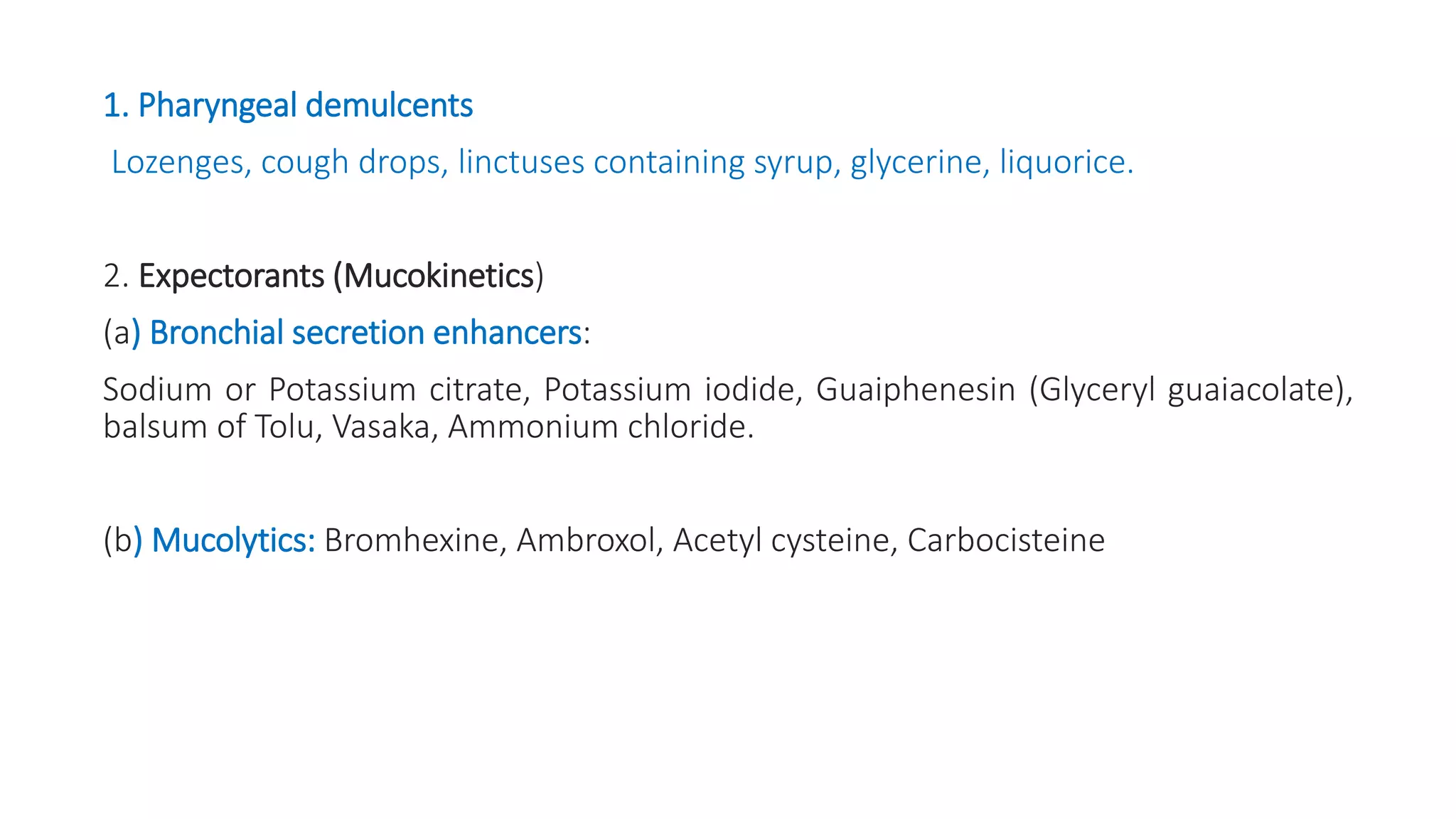 Expectorant and anti tussive _RDP | PPTX