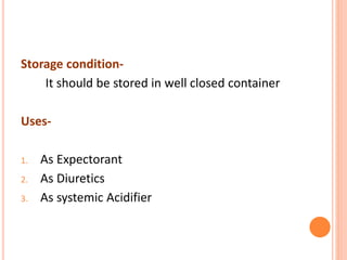 Expectorant and Emetics | PPT