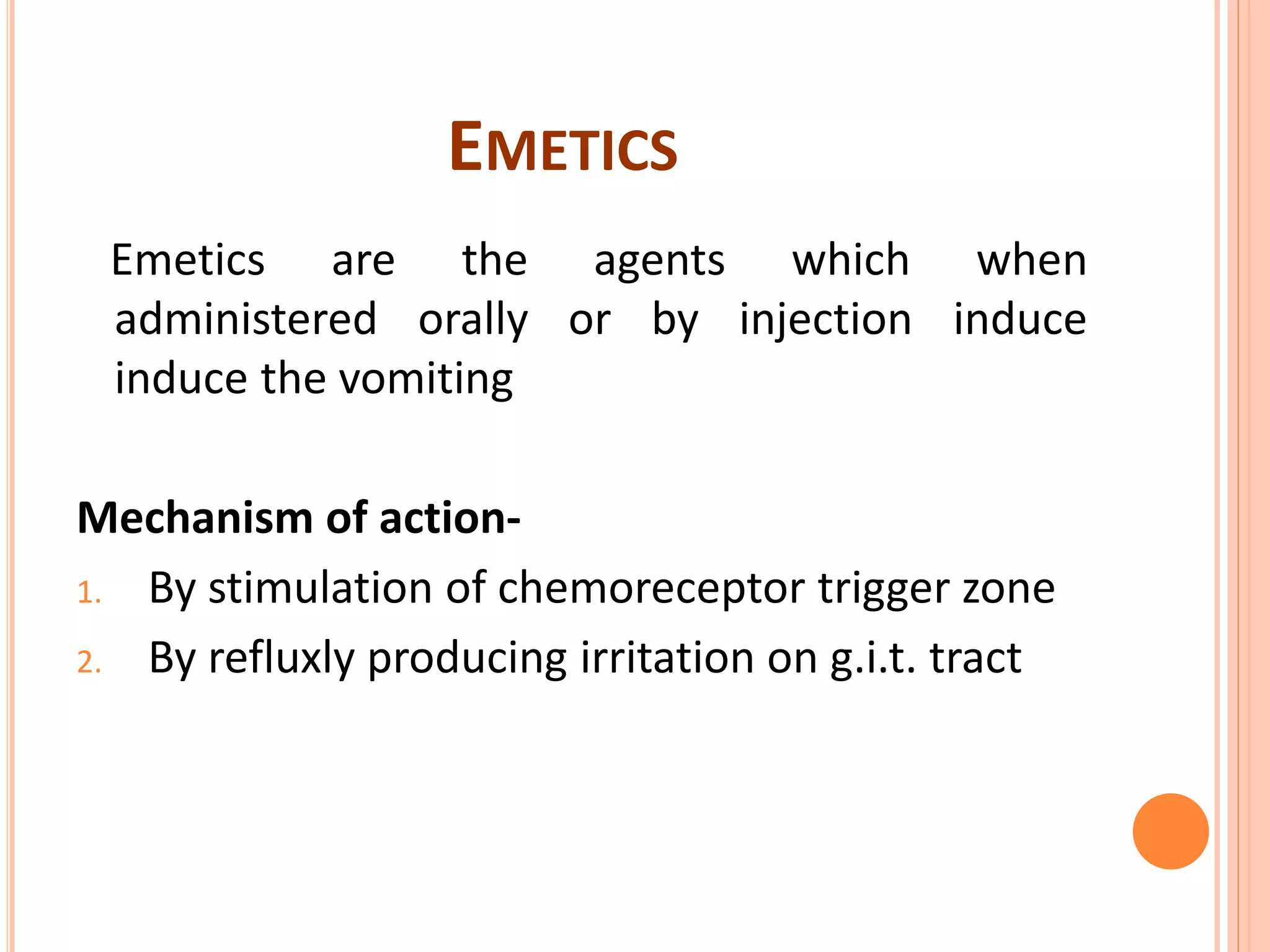 Expectorant and emetics ppt | PPTX