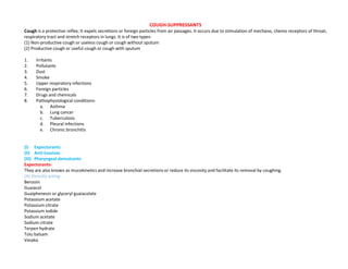 Expectorants | PDF