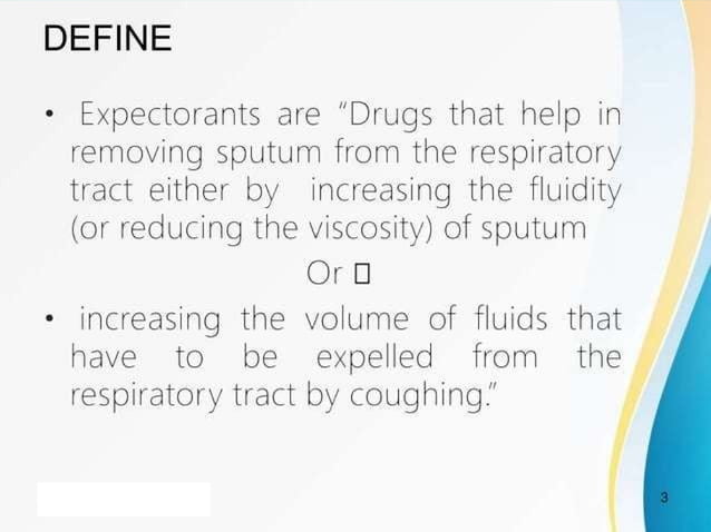 Inorganic Expectorants used to expell out the cough.pptx