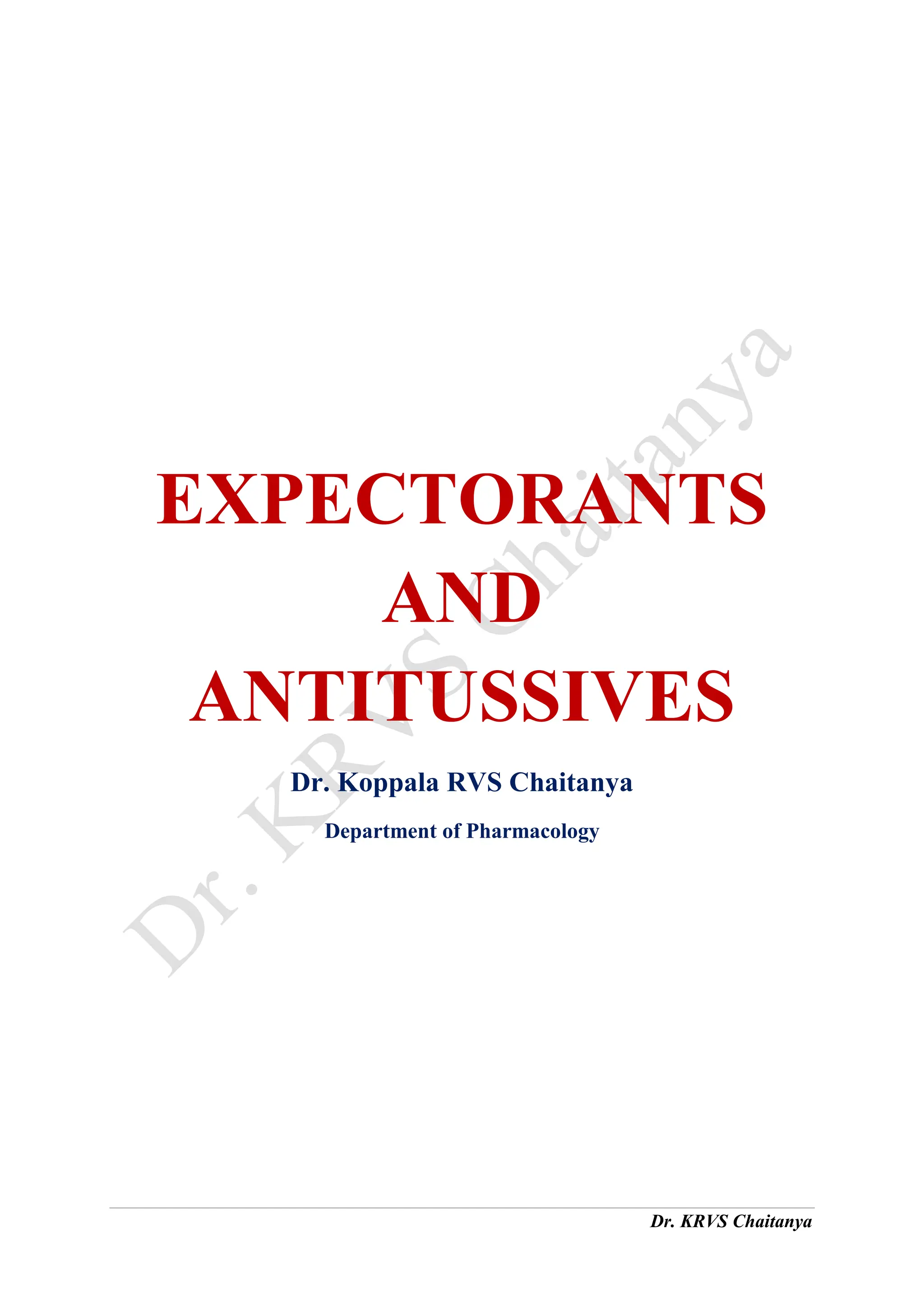 Expectorants and Antitussives.pdf