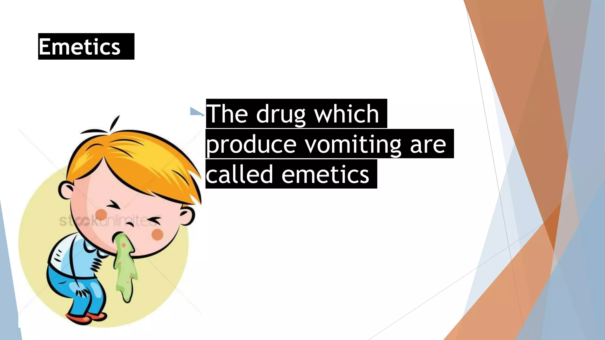 Expectorants and emetics | PPTX