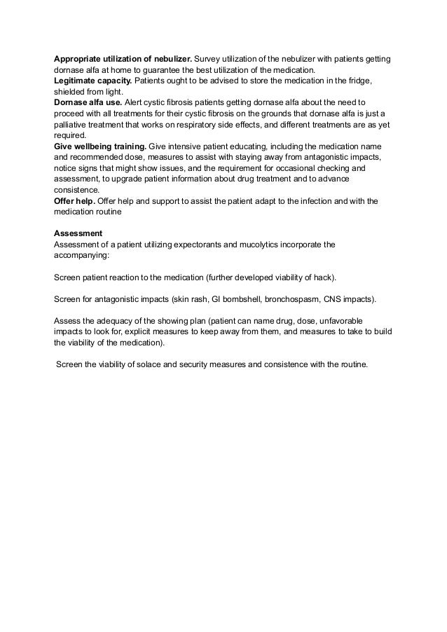 Expectorants and mucolytics | PDF | Lung and Respiratory Health ...